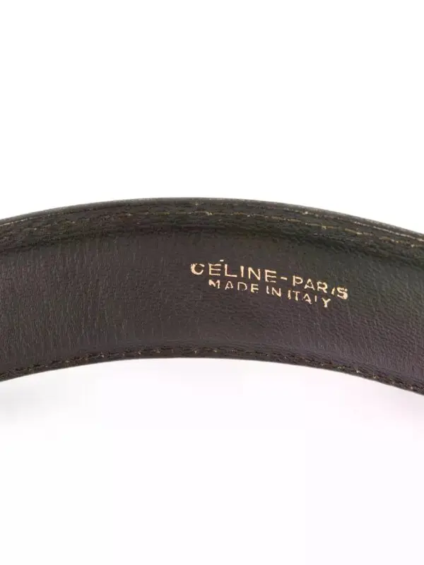 Celine 1970s Caleche Leather Belt