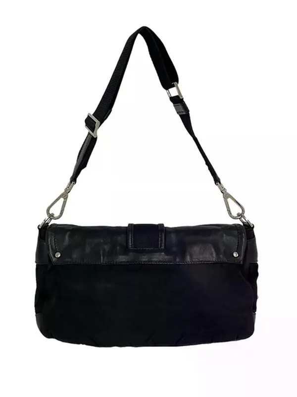 Prada 2000-2010 Tessuto And Calfskin Crossbody Bag