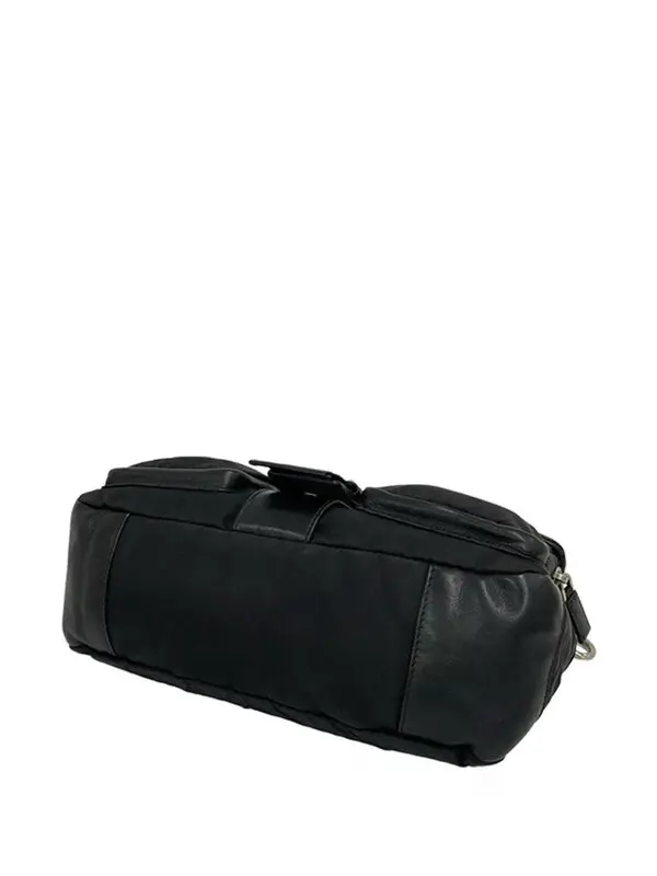 Prada 2000-2010 Tessuto And Calfskin Crossbody Bag