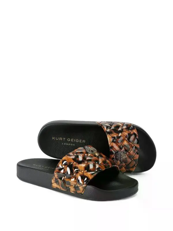 Kurt Geiger Meena Eagle Sandals - Brown