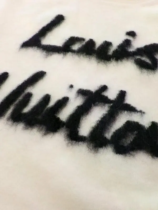 LOUIS VUITTON 2010s Brushed Logo T-shirt