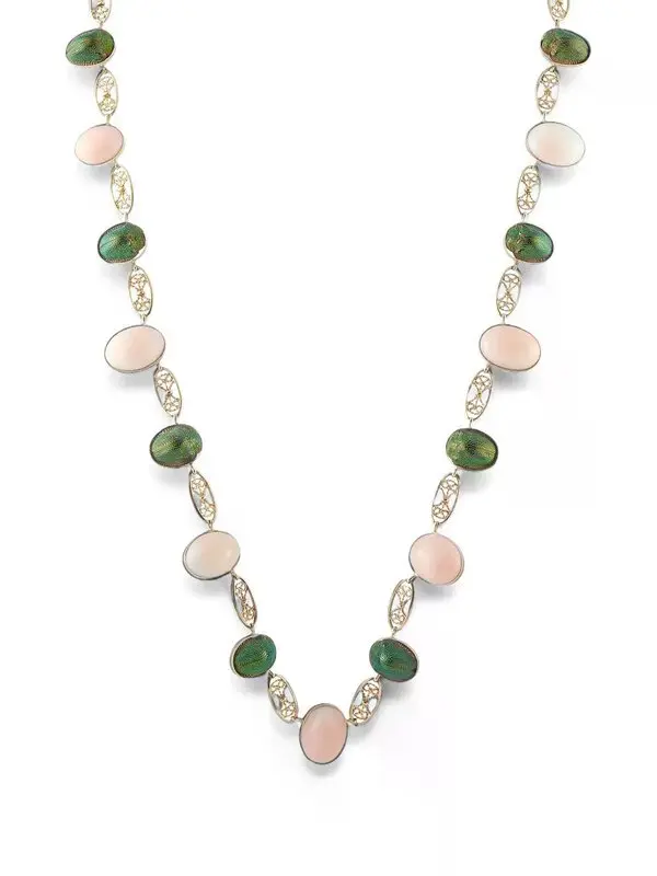 LB EXCLUSIVE Scarab And Coral Necklace