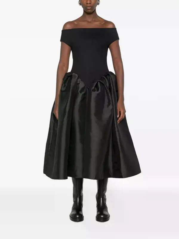 MARQUES' ALMEIDA Off-shoulder Puffed Dress