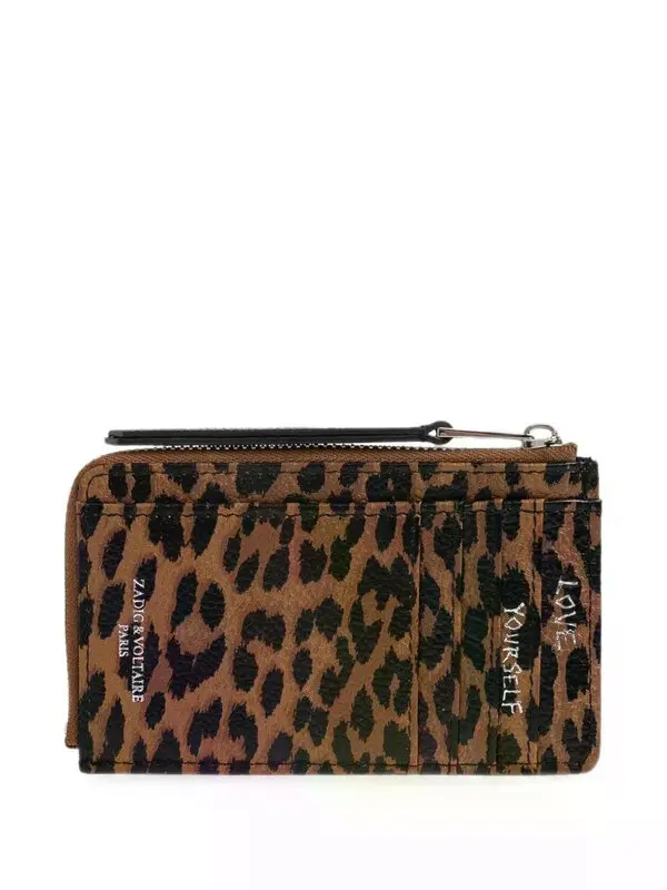 Zadig&Voltaire Zv Card Leopard Wallet