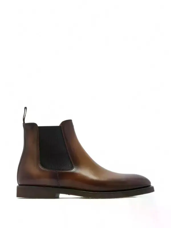 Magnanni Lonny Leather Chelsea Boots - Brown