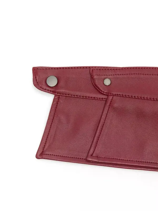 MRZ Snap-button Fastening Collar - Red