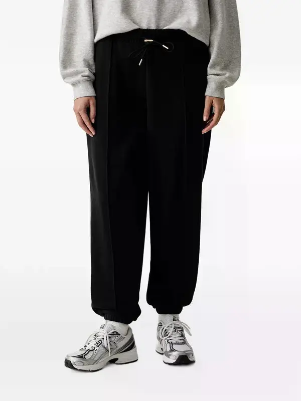 PUMA Drawstring Pintuck Track Pants - Black