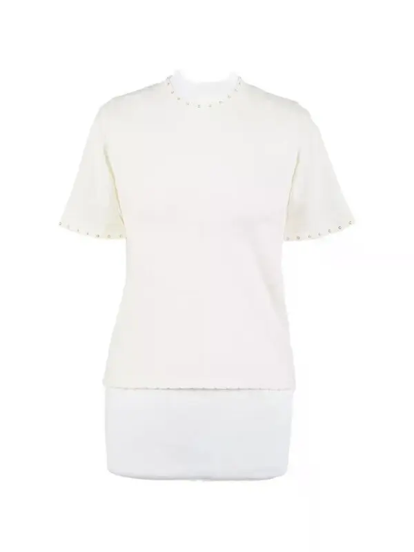 TWINSET Scalloped Jumper With Studs