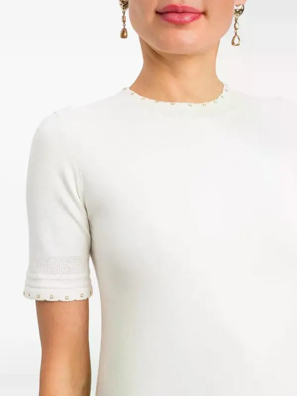 TWINSET Scalloped Jumper With Studs