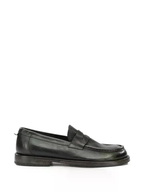 Moma Leather Loafers - Black