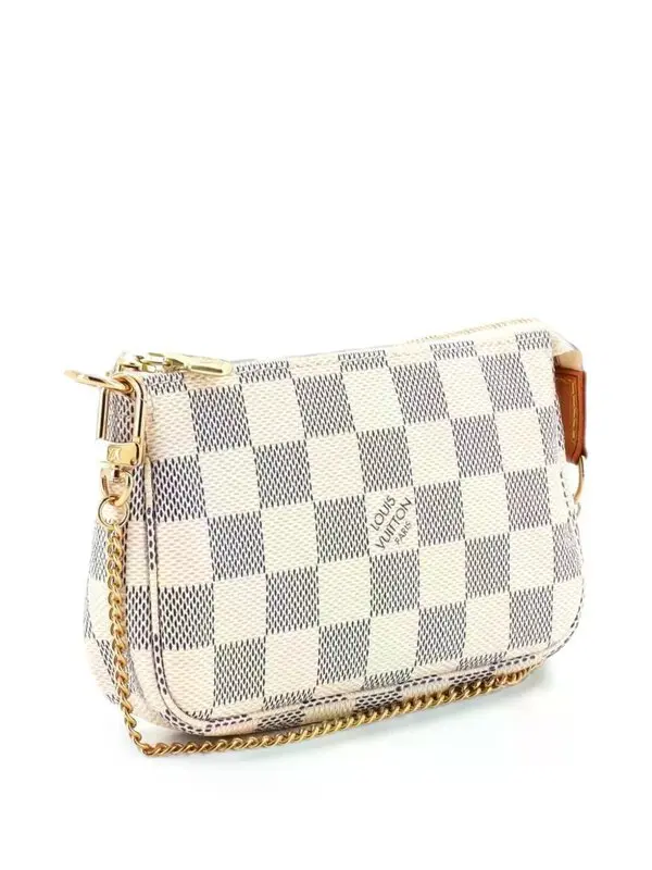 LOUIS VUITTON Pochette Accessoires Damier Mini Clutch Bag
