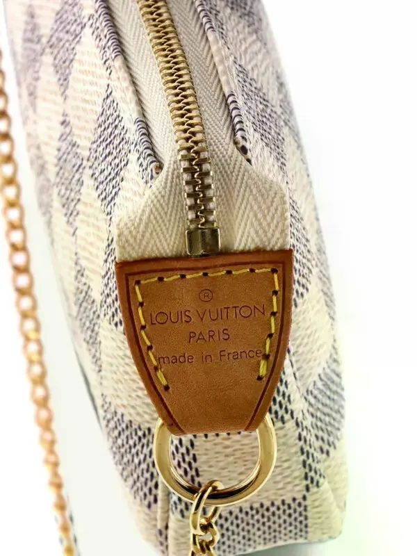 LOUIS VUITTON Pochette Accessoires Damier Mini Clutch Bag