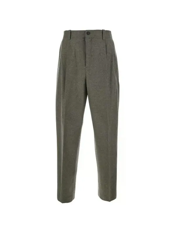 GOLDEN GOOSE Pleated Virgin Wool Trousers