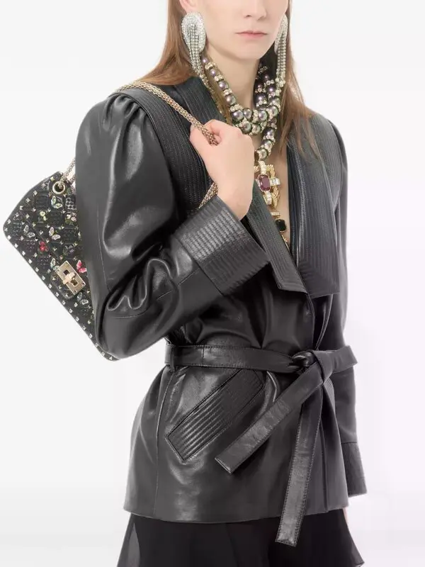 Valentino Garavani Medium Rockstud Spike Shoulder Bag