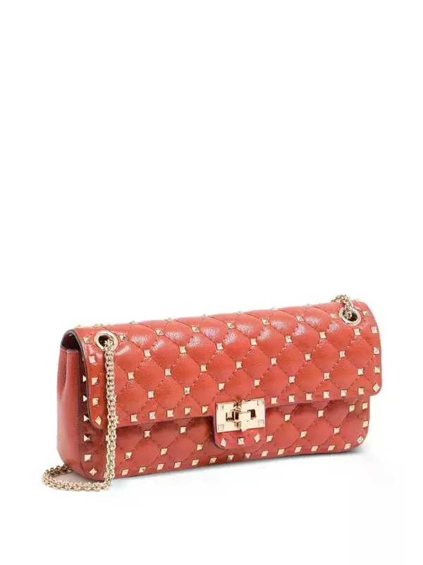 Valentino Garavani Rockstud Spike Suede Medium Shoulder Bag
