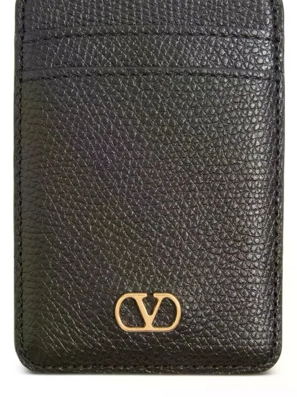 Valentino Garavani Vlogo Signature Leather Cardholder
