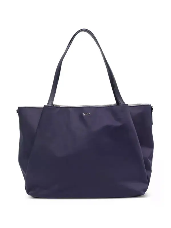 AGNES B. Origami Tote Bag - Purple