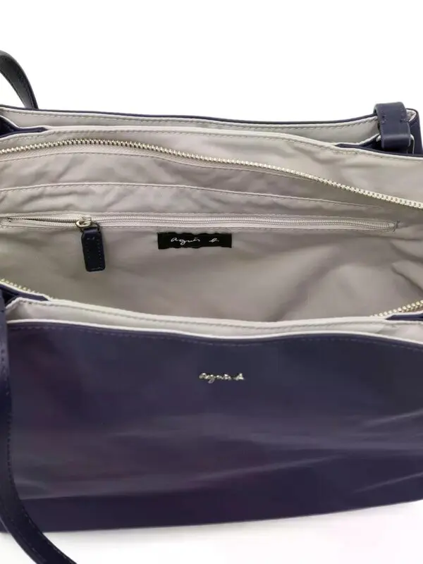 AGNES B. Origami Tote Bag - Purple