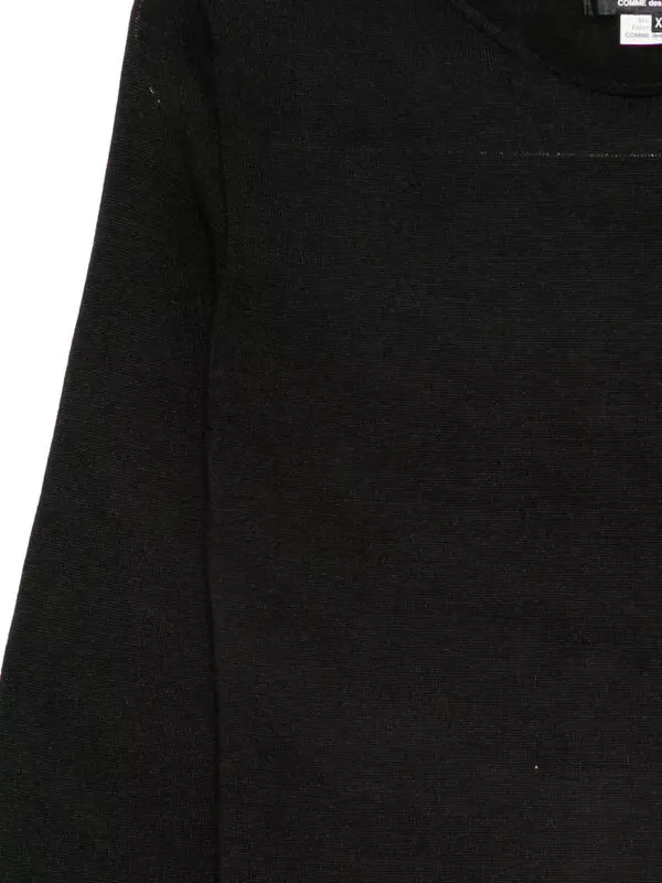 Comme Des Garçons Spray-print Sweater