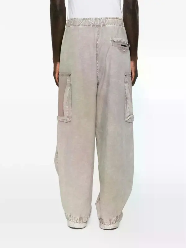 Mihara Yasuhiro Drawstring-waist Panelled Cargo Pants