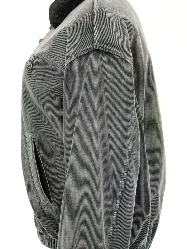 Miu Miu Corduroy Shearling-collar Jacket