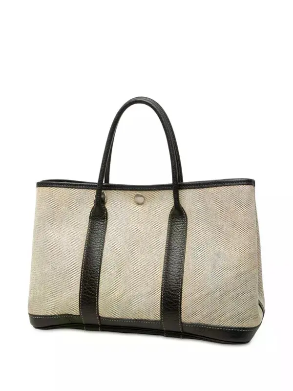 Hermès 2004 Toile And Negonda Garden Party 30 Tote Bag - Neutrals