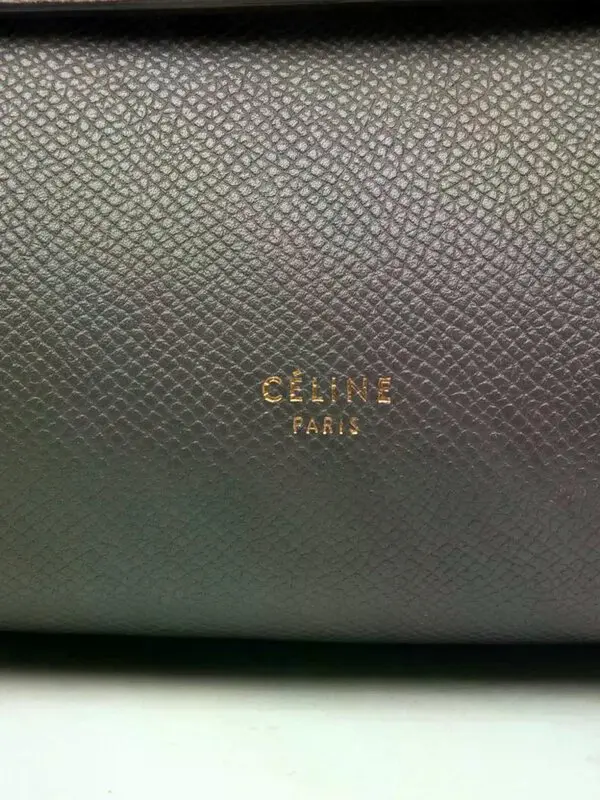 Celine 2017 Mini Grained Calfskin Belt Bag Satchel