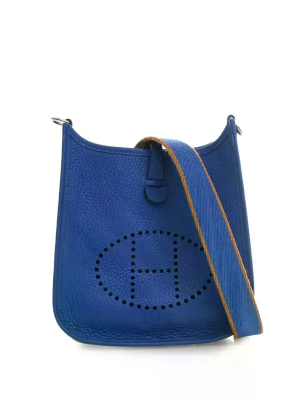 Hermès 2018 Clemence Evelyne I Tpm 16 Crossbody Bag - Blue