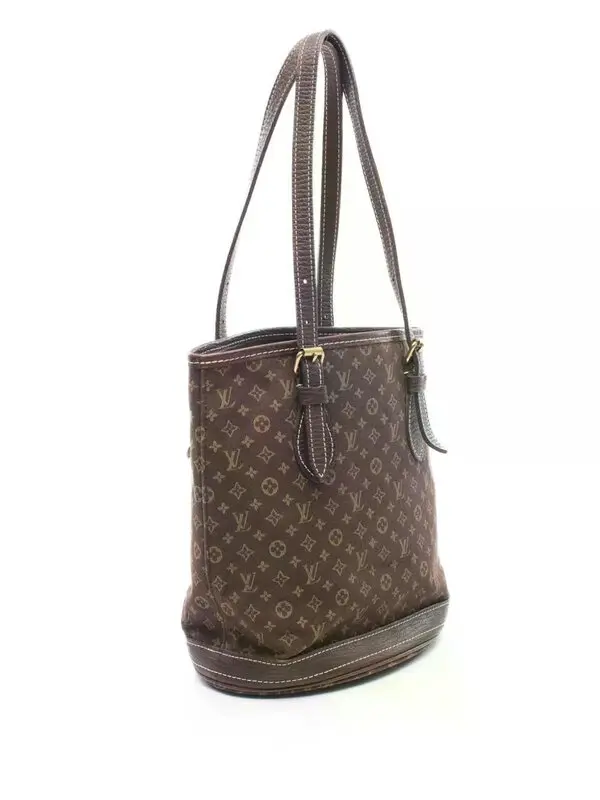 LOUIS VUITTON 2007 Monogram Mini Lin Pm Bucket Bag