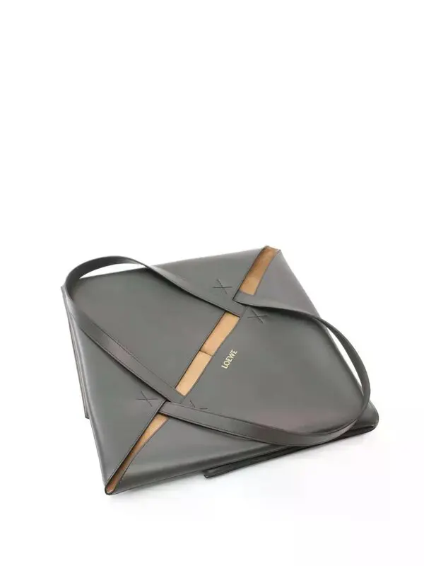 Loewe 2010-2026 Large Calfskin Puzzle Fold Tote Bag
