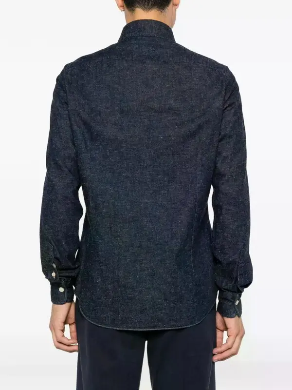 Eleventy Long-sleeve Denim Shirt