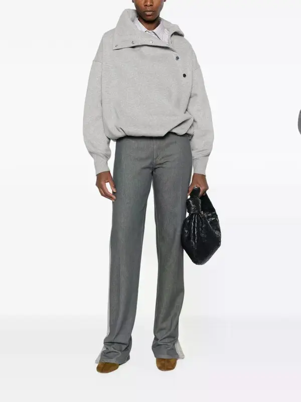 Sportmax Side-stripe Split-hem Jeans