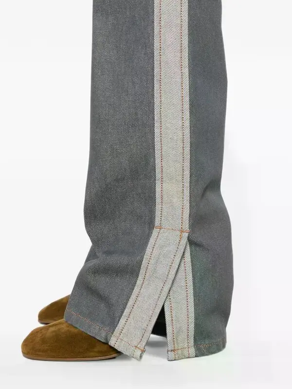 Sportmax Side-stripe Split-hem Jeans