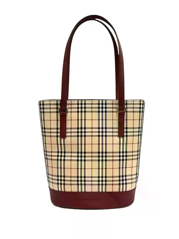 Burberry 2000-2017 House Check Canvas Tote Bag - Neutrals