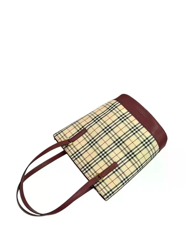 Burberry 2000-2017 House Check Canvas Tote Bag