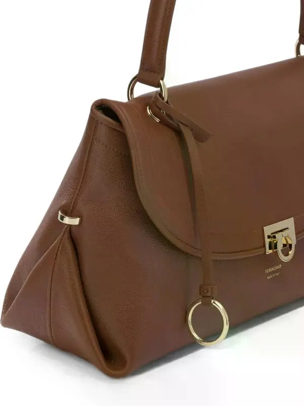 FERRAGAMO Gancini Flip-lock Shoulder Bag
