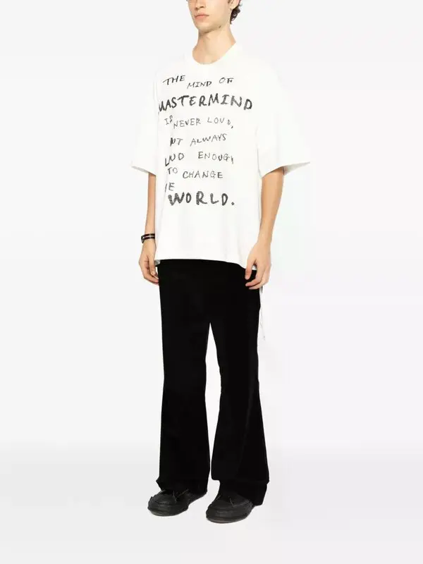 MASTERMIND WORLD Skull-print T-shirt - White