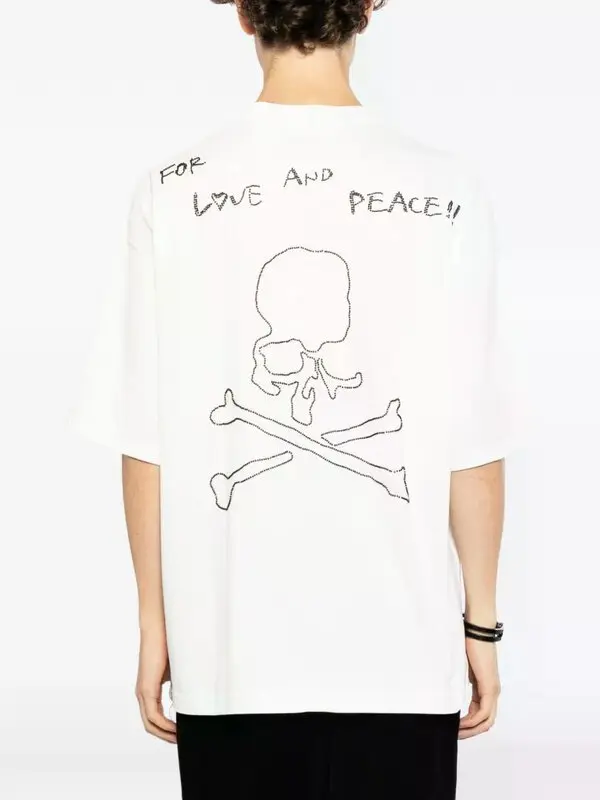 MASTERMIND WORLD Skull-print T-shirt - White
