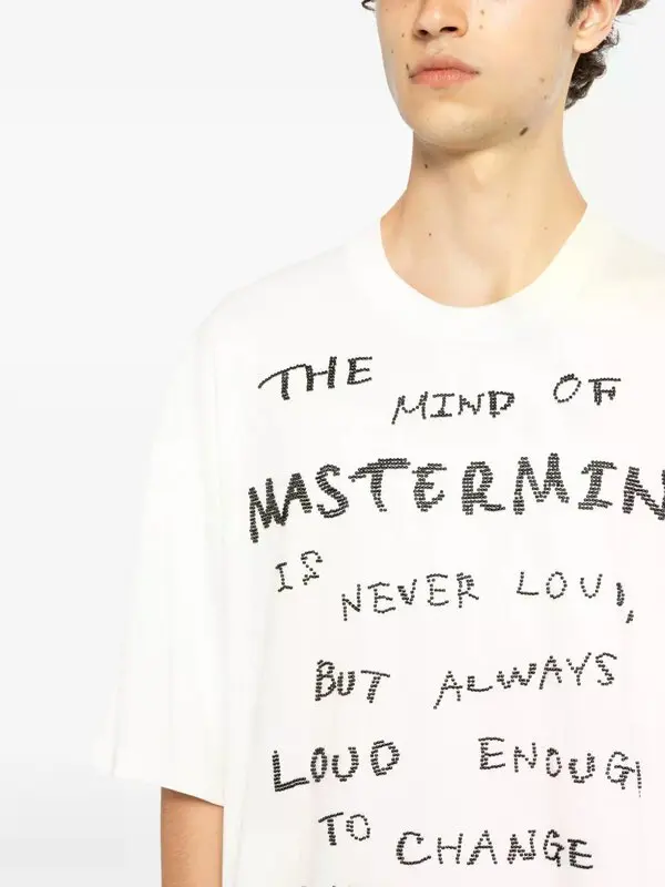 MASTERMIND WORLD Skull-print T-shirt - White