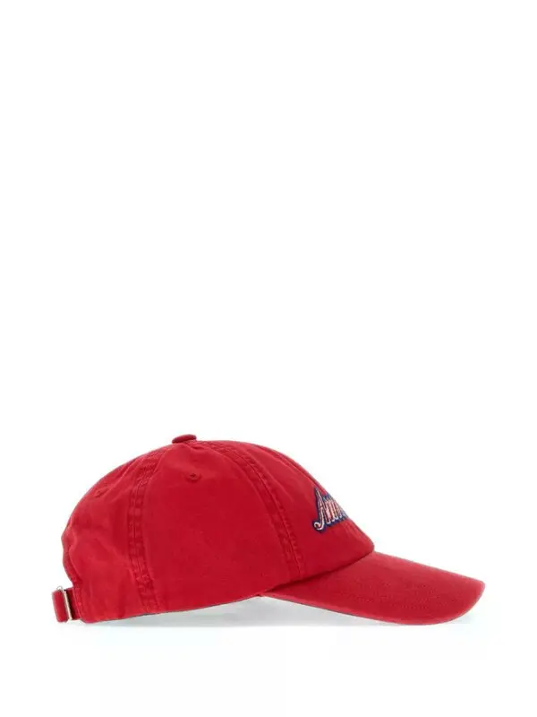 AMI Paris Cotton Cap With Embroidery