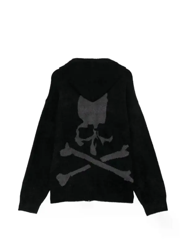MASTERMIND WORLD Skull-printed Zip-up Hoodie