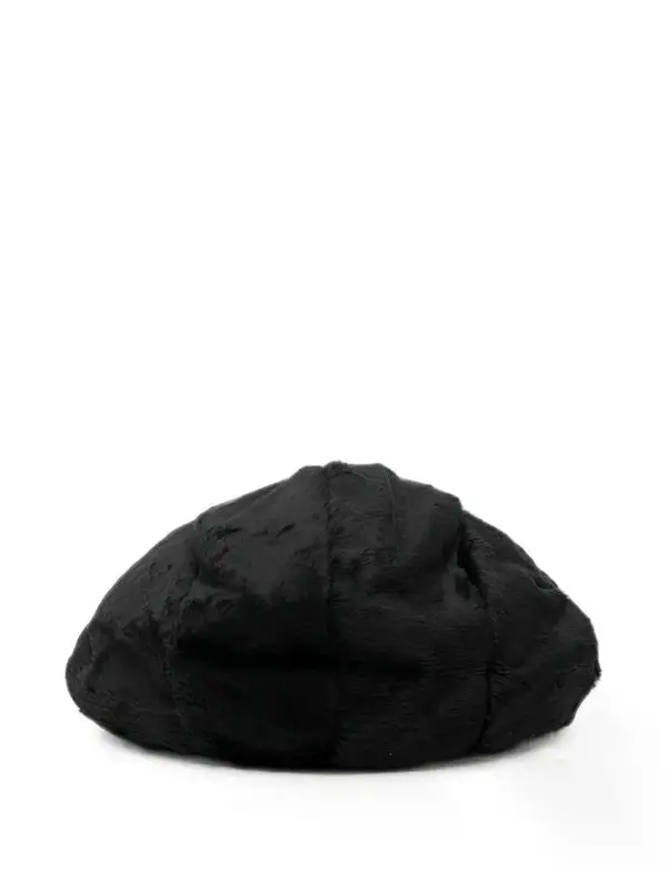 Junya Watanabe Faux-fur Flat Cap