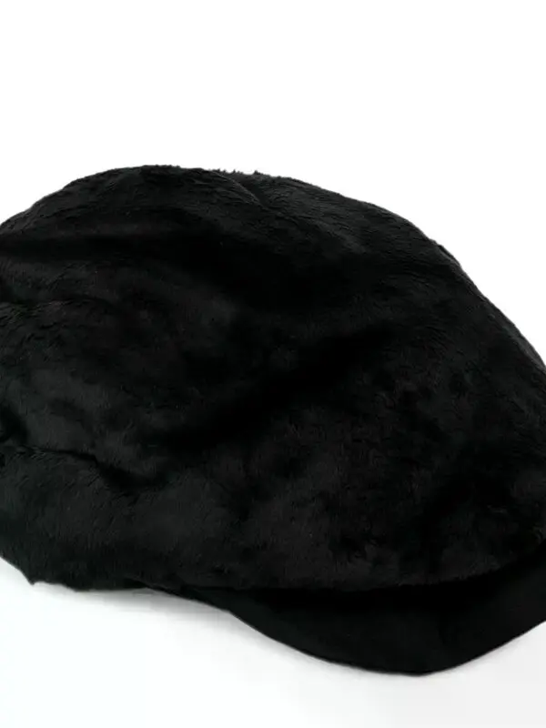 Junya Watanabe Faux-fur Flat Cap