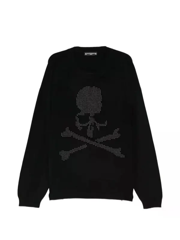 MASTERMIND WORLD Skull Beaded Sweater - Black
