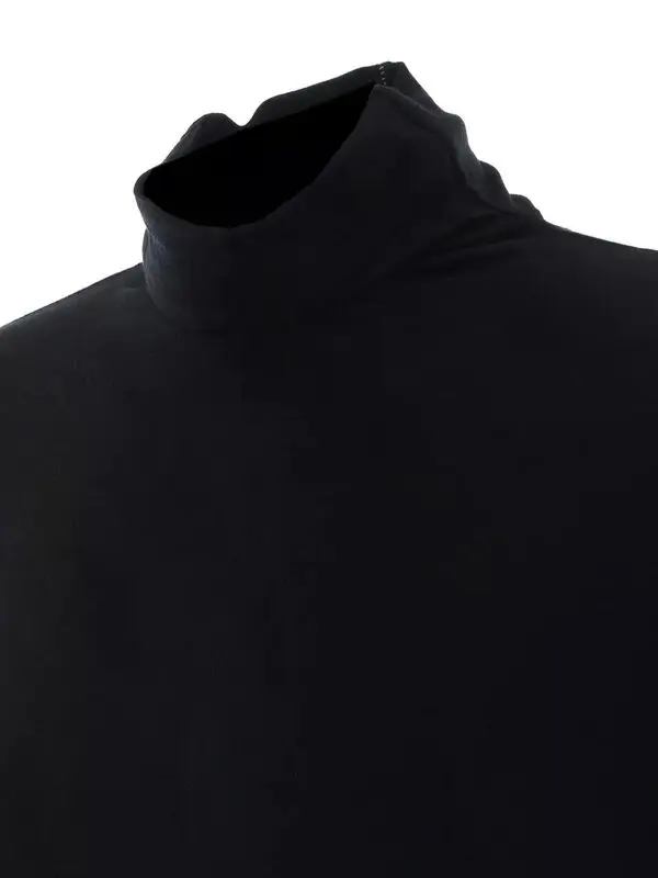 THOM KROM Contrast Stitch Roll Neck Sweater