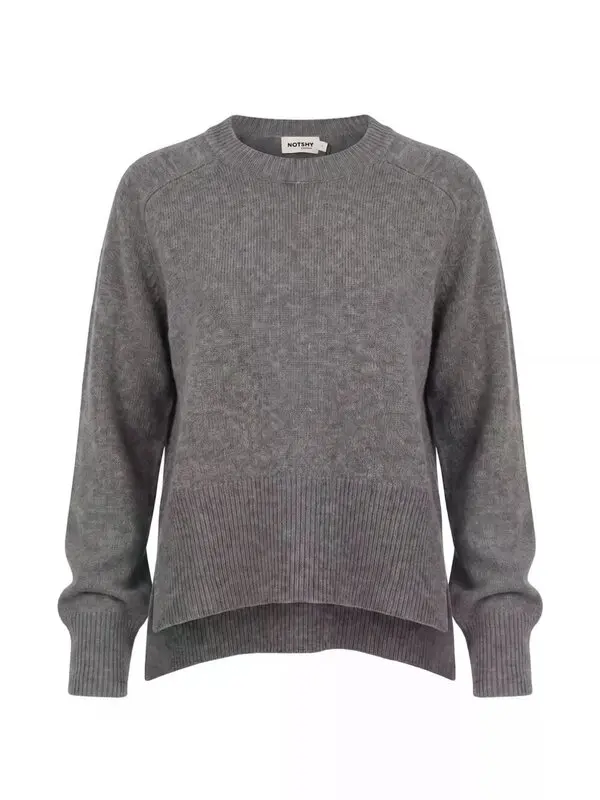 NOTSHY Ribbed-trim Cashmere Sweater