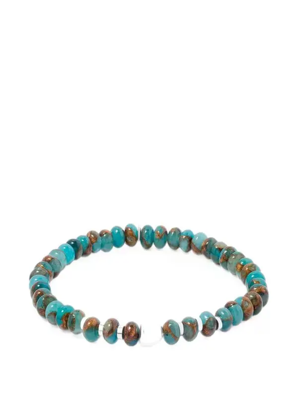 Tateossian Nepal Nugget Beaded Logo-charm Bracelets