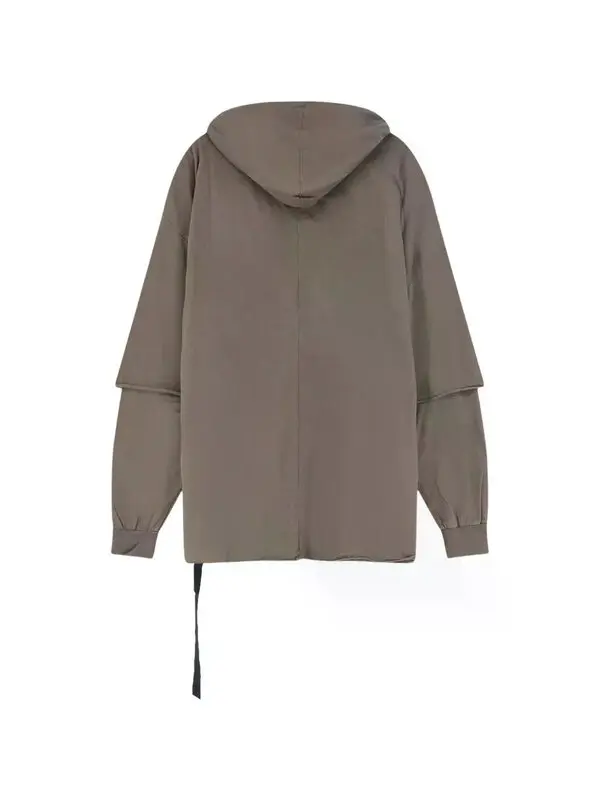 Rick Owens Layered-sleeve Drawstring Hoodie