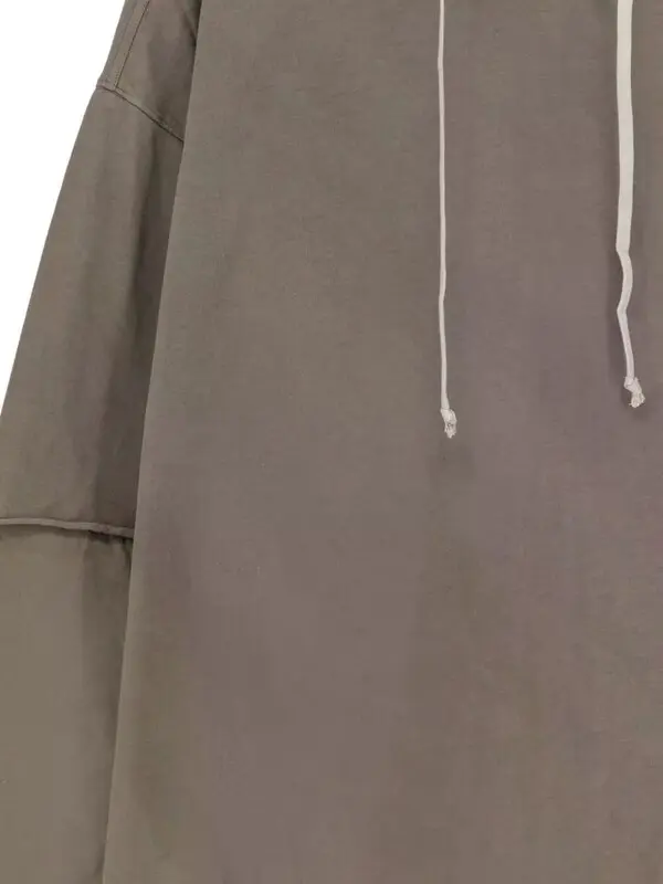 Rick Owens Layered-sleeve Drawstring Hoodie