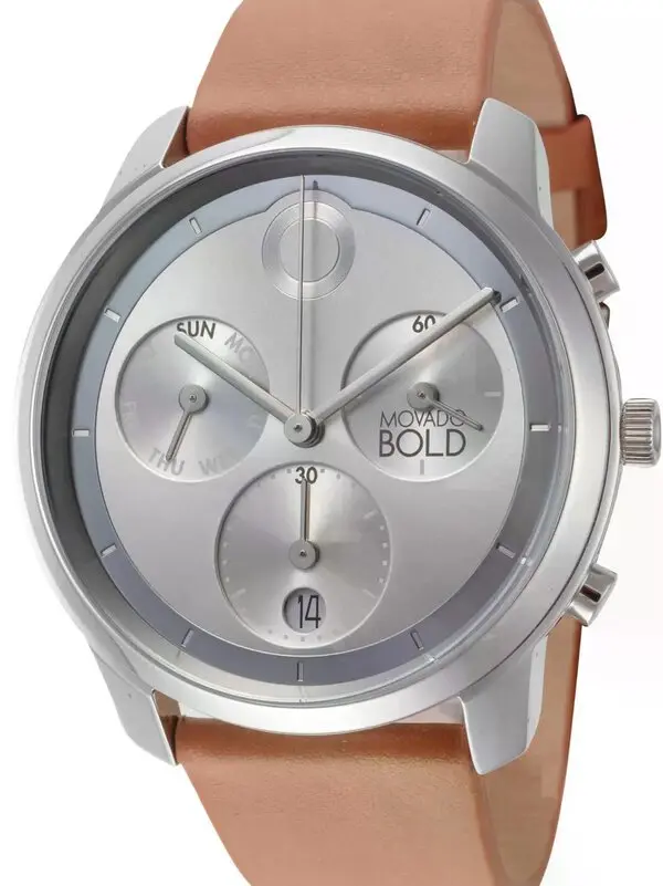 Movado Chronograph Watch With -tone Dial